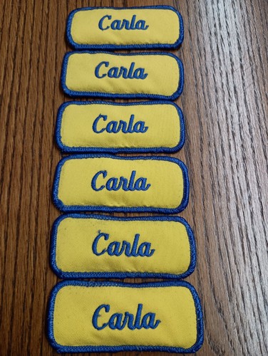 Carla Name Tag Vintage Patches (Lot of 6) | eBay