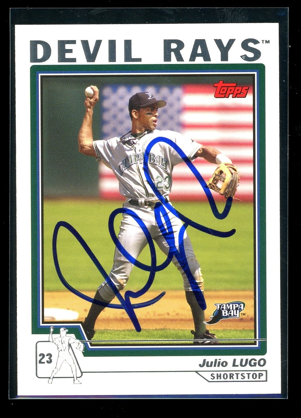 2004 Topps JULIO LUGO Signed Card autograph AUTO ASTROS RAYS | eBay