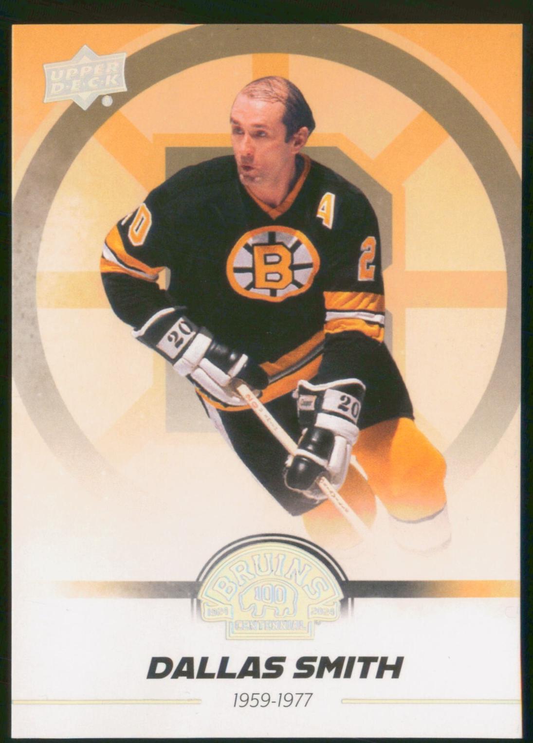 2023-24 Upper Deck Boston Bruins Centennial - Dallas Smith #32 Century ...