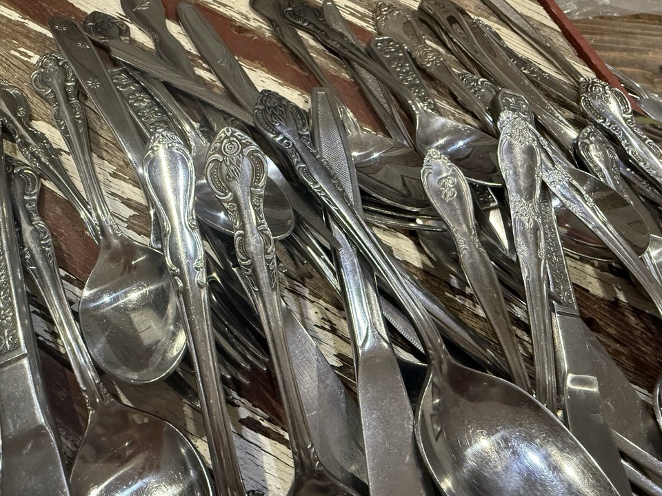 VTG Sets Mismatched Silverware Flatware Eclectic BOHO 15 Pc + Bonus | eBay