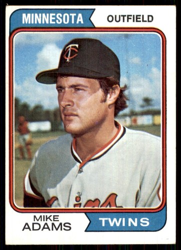 1974 Topps #573 Mike Adams Minnesota Twins | eBay