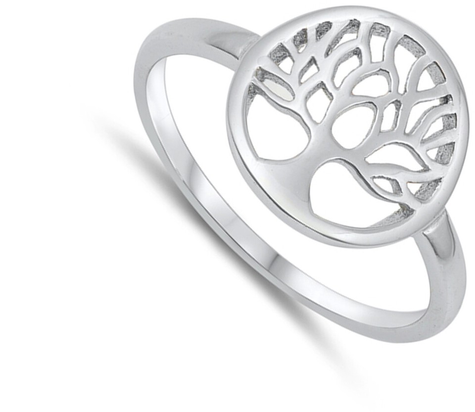 Filigree Tree of Life Cutout Branch Sterling Silver Ring Sizes 4-12 | eBay