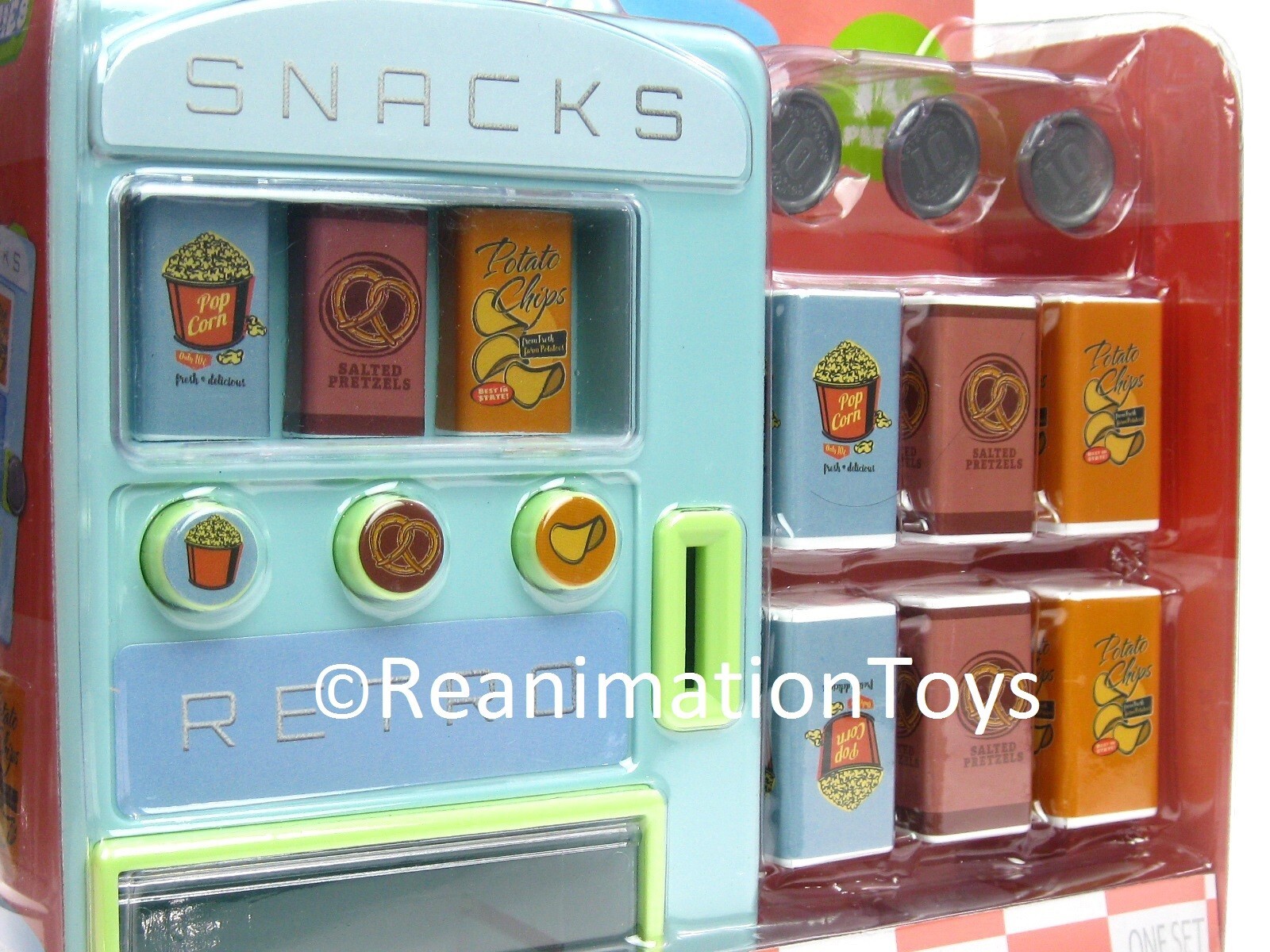 Teeny Tinies Working Snack Vending Machine Doll Miniature Food Mini ...