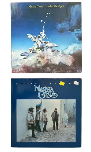 Vintage MAGNA CARTA Vinyl Record Lot 1973 LORD OF AGES & 1982 MIDNIGHT ...