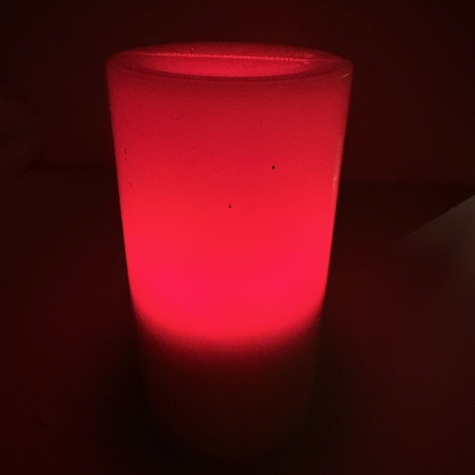 Candle Impressions Indoor Outdoor Battery Operated RGB Candle w/Timer ...