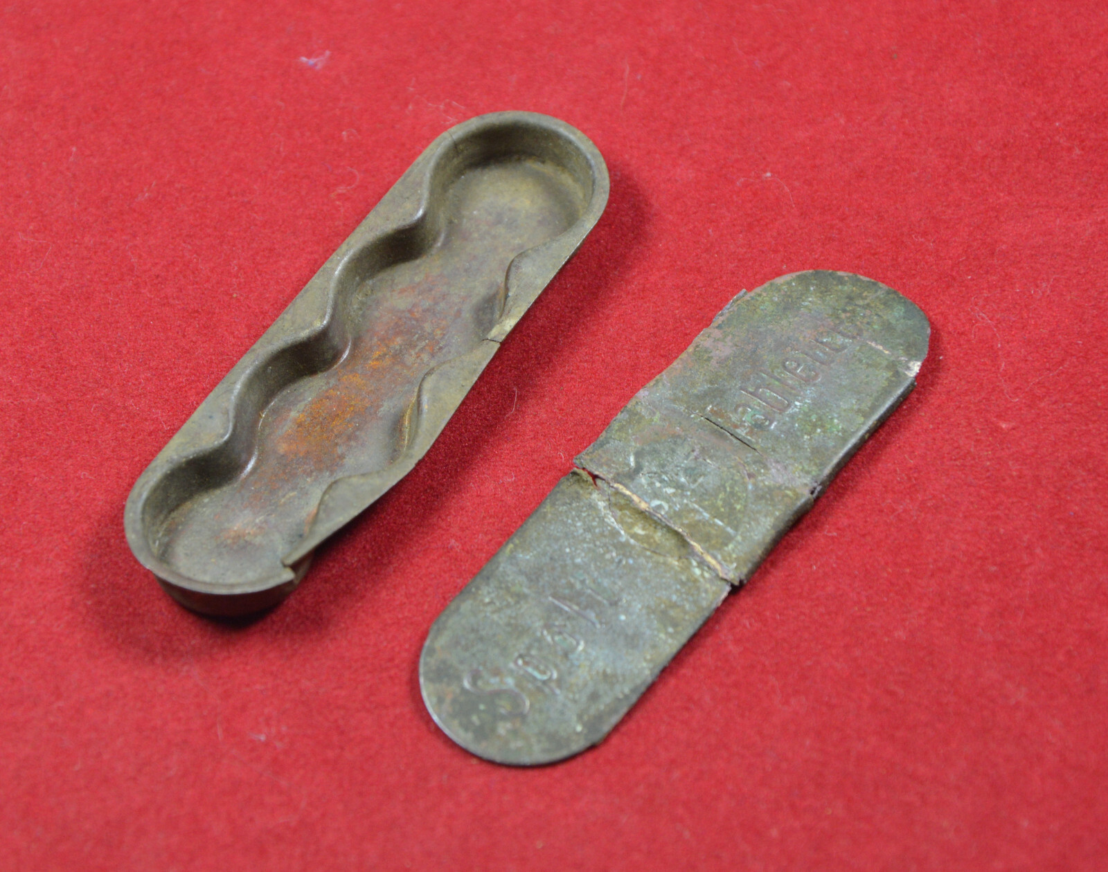 German WW2 Wehrmacht Soldier Medic Pills Box Container Spalt-Tabletten ...