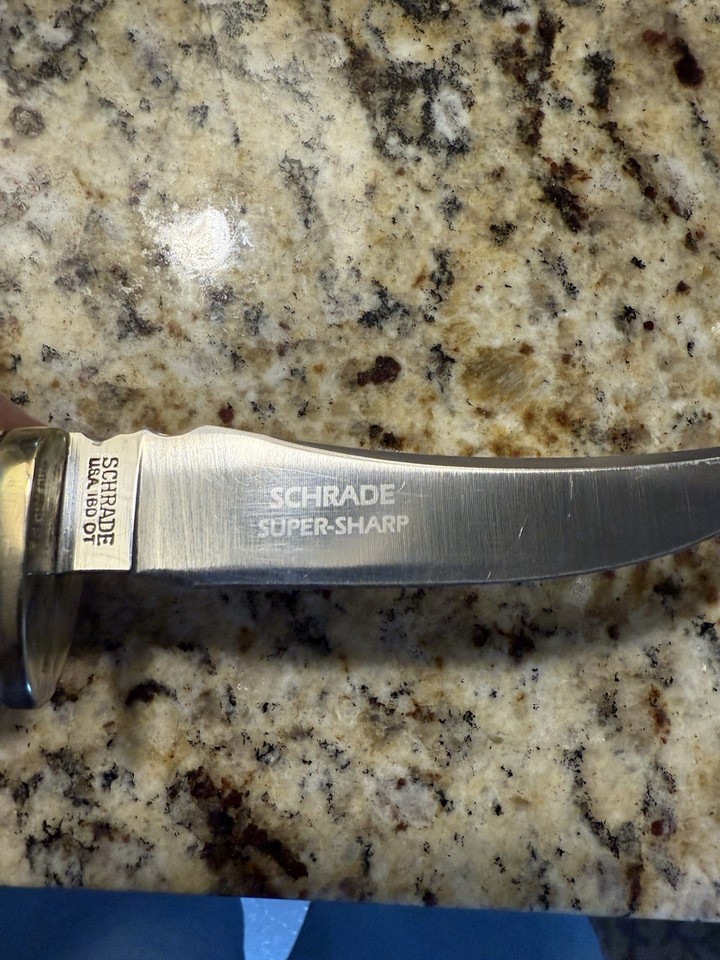 Schrade Super Sharp Knife - No Sheath - CUSTOM HANDLE - Pretty Cool | eBay