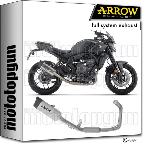 ARROW FULL SYSTEM EXHAUST INDY-RACE EVO TITANIUM C YAMAHA MT07 MT-07 ...