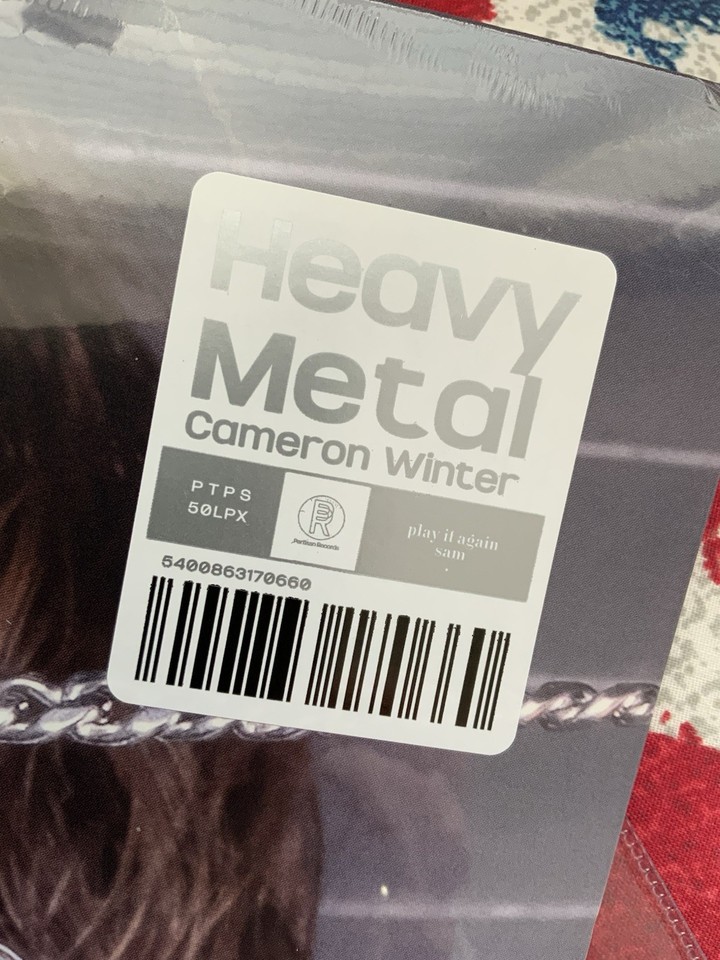 Cameron Winter Heavy Metal Geese Vinyl Metallic Silver Rock Rare NEW ...