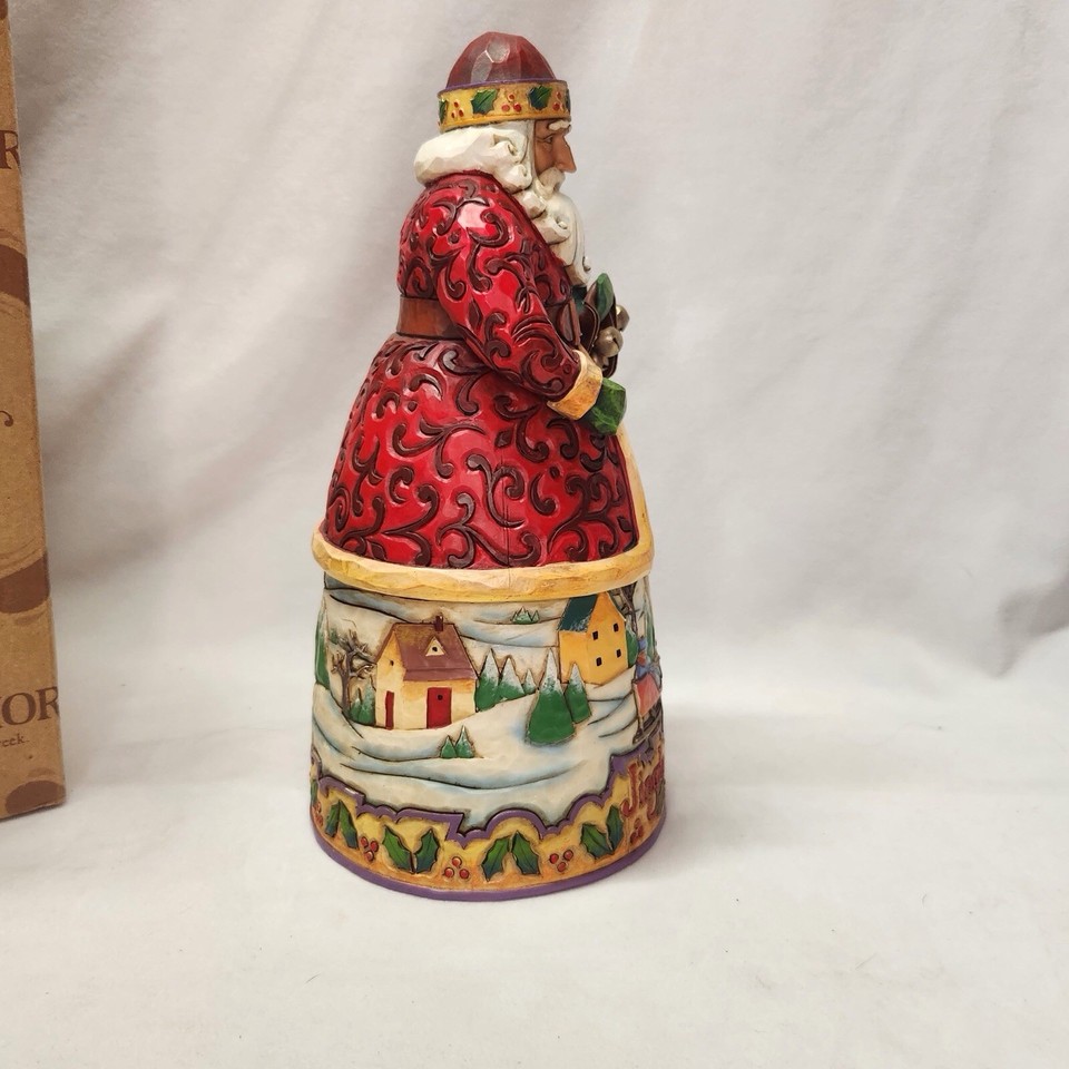 Jim Shore Santa Bells on Bobtail Ring 4007925 Heartwood Creek 2007 With ...