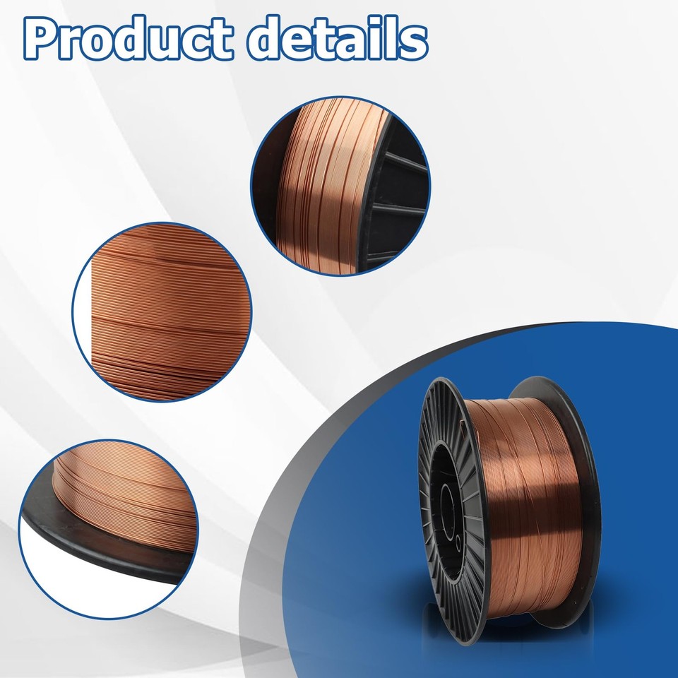 0.023 Inch Solid Mig Welding Wire 10 Pound Spool ER70S-6 Mild Steel ...