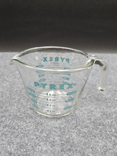PYREX Green Glass Measuring 1 Cup USA Vintage | eBay
