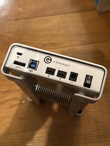 G-DRIVE 4TB External Hard Drive eSATA/FireWire 800/USB3 No AC Adapter ...