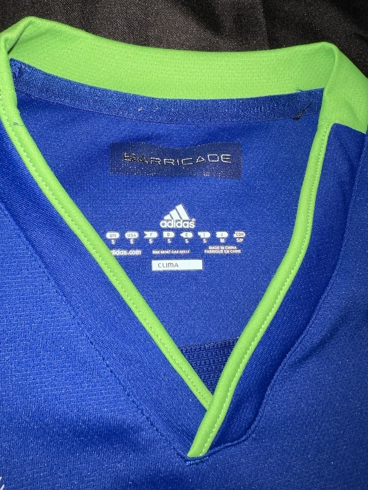 Adidas Tennis Andy Murray Barricade 2011 Fall Crew Blue Size Small | eBay