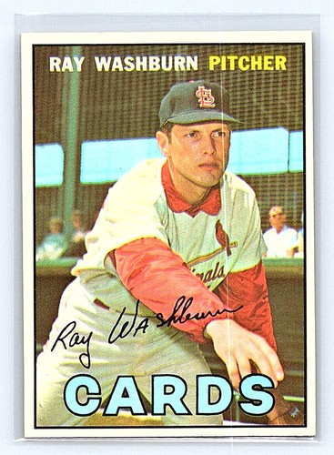 1967 Topps #92 Ray Washburn | eBay