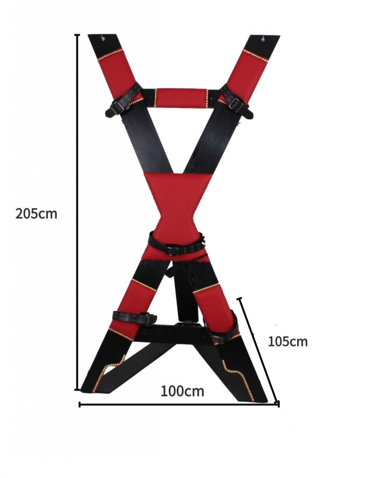 BDSM Bondage Kits X-Rack Props Sex Furniture Frame Restraint Handcuffs ...