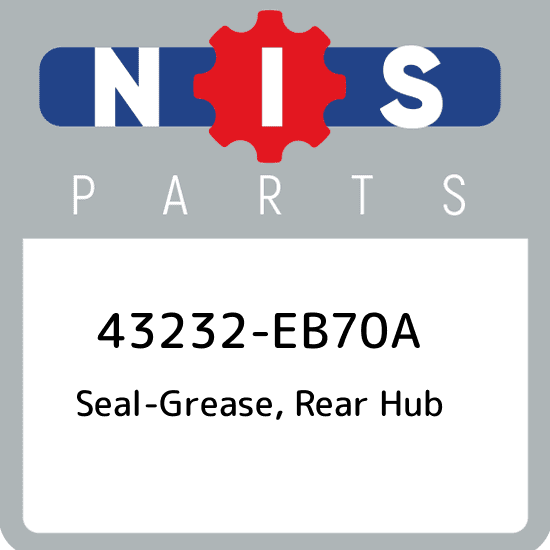 43232-EB70A Nissan Seal-grease, rear hub 43232EB70A, New Genuine OEM ...
