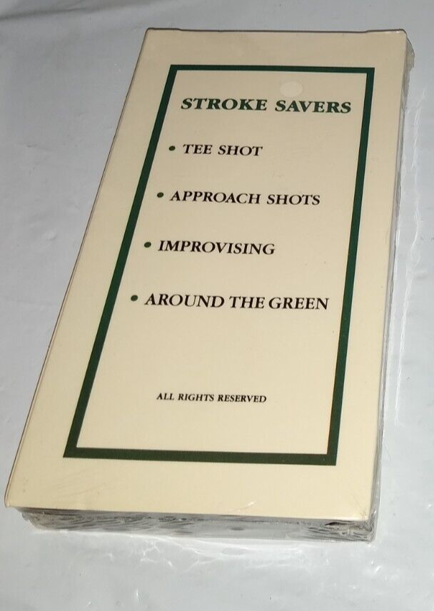 KEN VENTURI Stroke Savers instructional golf VHS putting & short game ...