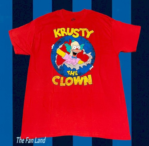 New The Simpsons Krusty the Clown Hey Hey Classic Mens Vintage T-Shirt ...