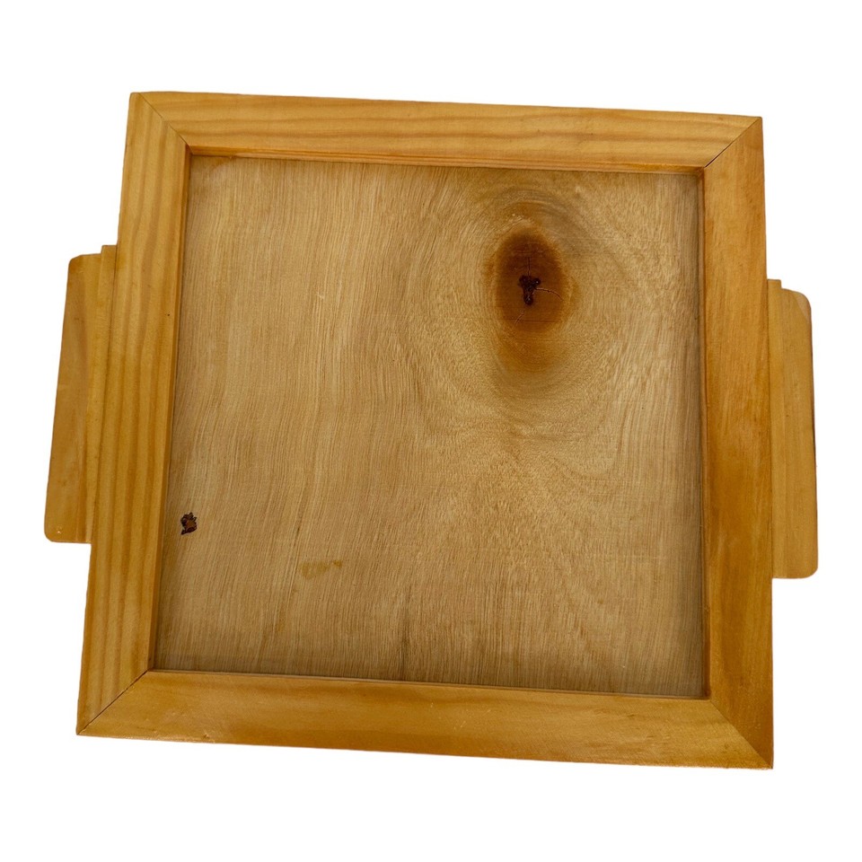 We Can Build a Snowman Ceramic Tile Hot Plate/Trivet Wood Frame Border ...