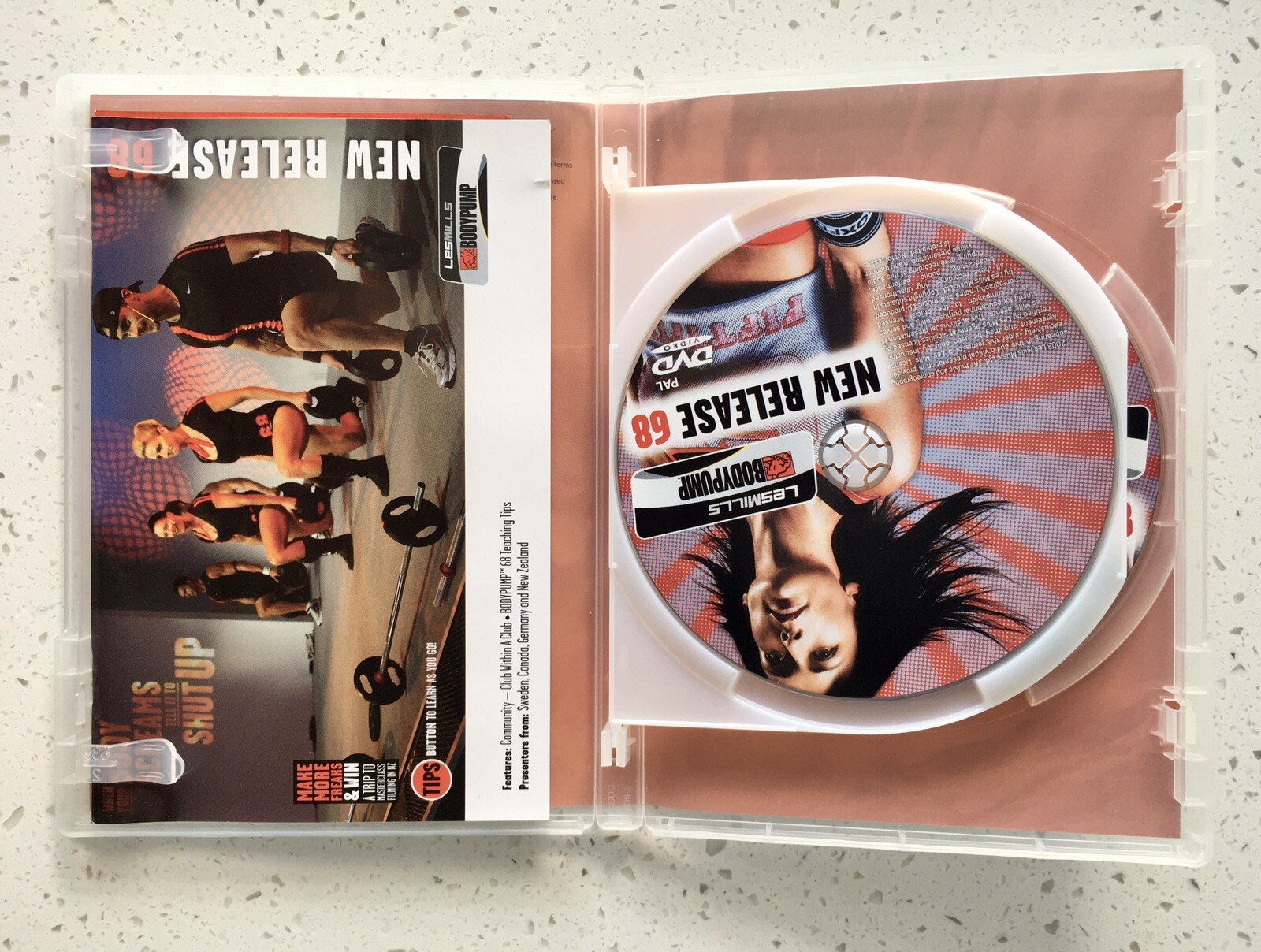 Les Mills Body Pump Release 68 DVD PAL Music CD Set Choreography ...