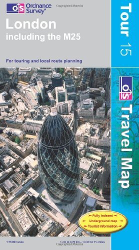 London Including the M25 (OS Travel Seri... by Ordnance Survey Sheet ...