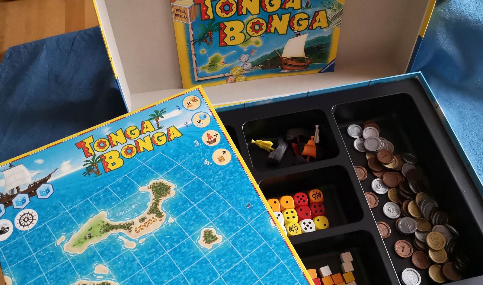 Tonga Bonga Ravensburger Brettspiel 1998 Neuwertiger Sammlerzustand! S ...