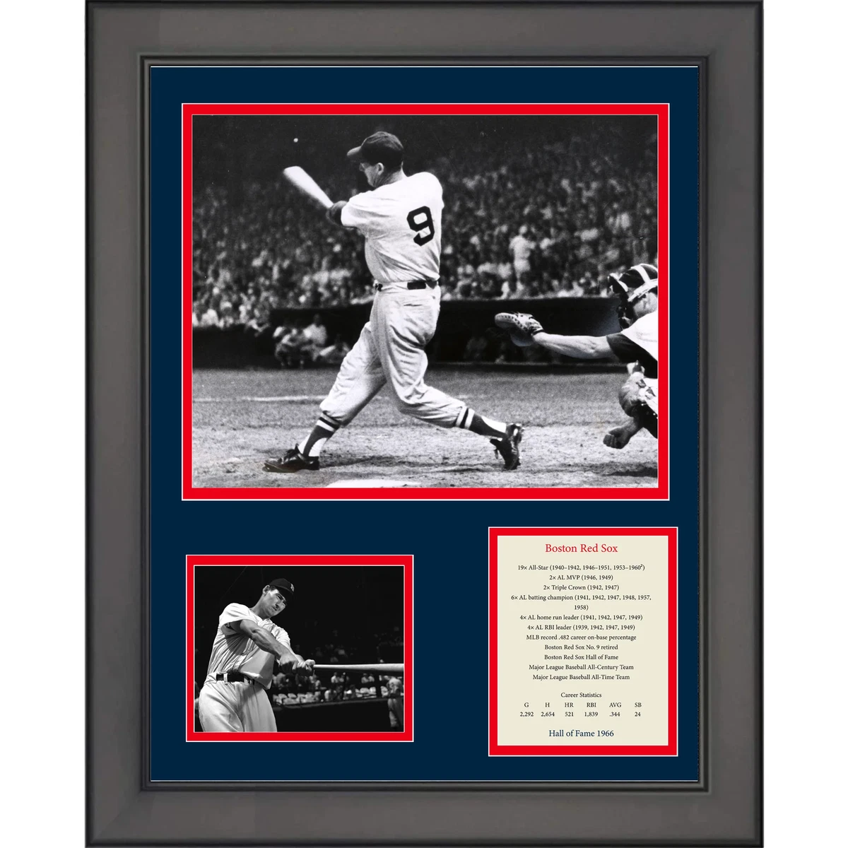 Ted Williams Baseball Player Hall Of Fame