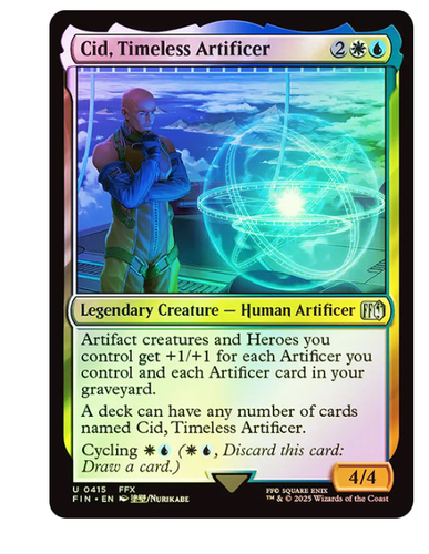 Cid, Timeless Artificer (0415) - Foil Final Fantasy MTG | eBay