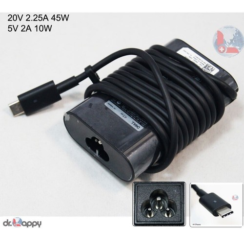 45W USB-C Power Adapter Charger for Dell Latitude 5289 2-in-1 P29S 7285 ...