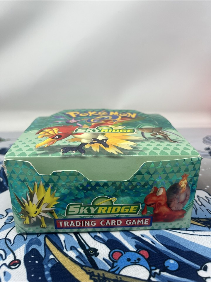Pokemon Skyridge EMPTY Booster Box Opened No Cards Great Condition WOTC ...