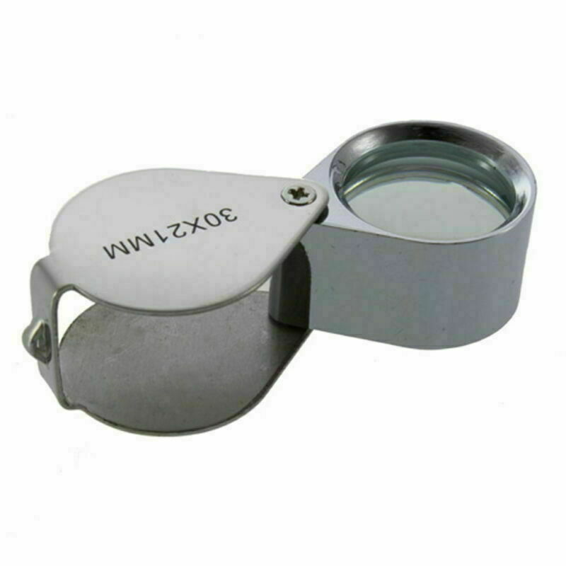 Jewellers Loupe Glass Jewellery Antiques Magnifier Hallmark Eye Lens 30 ...