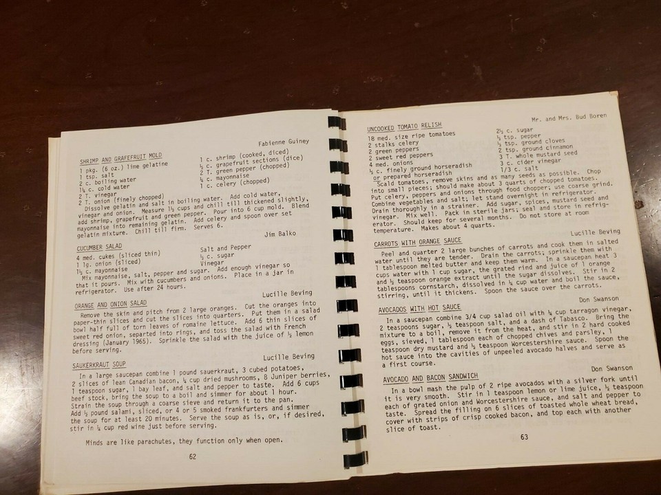 DES MOINES IA IZAAK WALTON LEAGUE COOK BOOK National Convention Edition ...