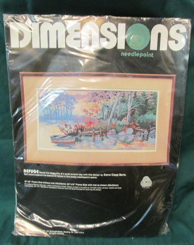 REFUGE - DIMENSIONS NEEDLEPOINT - 18" X 9" - NEW - SEALED | eBay