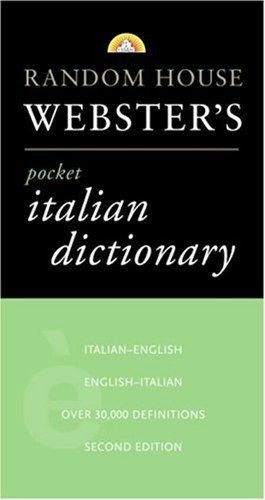 Random House Webster's Pocket Italian Dictionary Paperback RH Dis | eBay