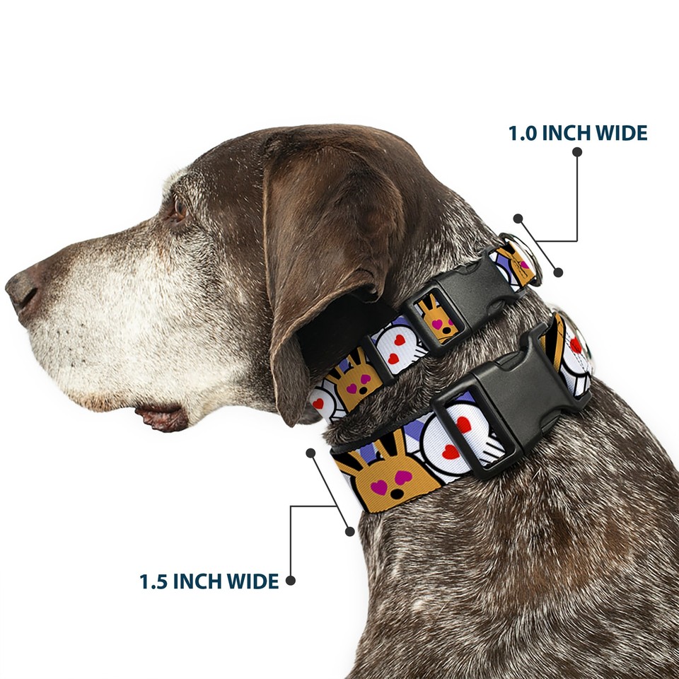 Plastic Clip Collar BD Cartoon CLOSE-UP WIDE-Small 13-17" (US IMPORT ...