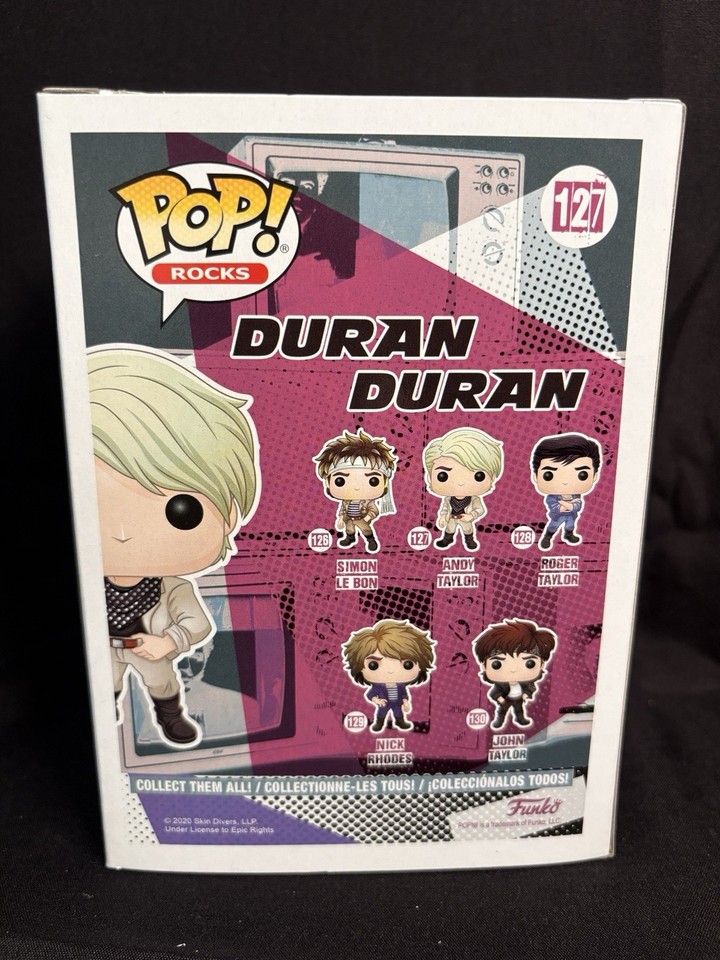 Funko Pop! Rocks Duran Duran Andy Taylor #127 - Protector Offered | eBay