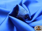 Poly Silk Satin Fabric ROYAL BLUE / 58" Wide / Sold by the yard | eBay