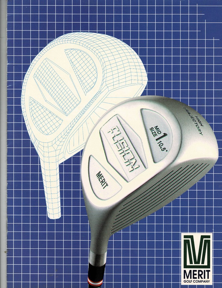 g4 1990's Merit Golf's 1990's PROPHECY 3 MALLET Putter 35" Upright Lie ...