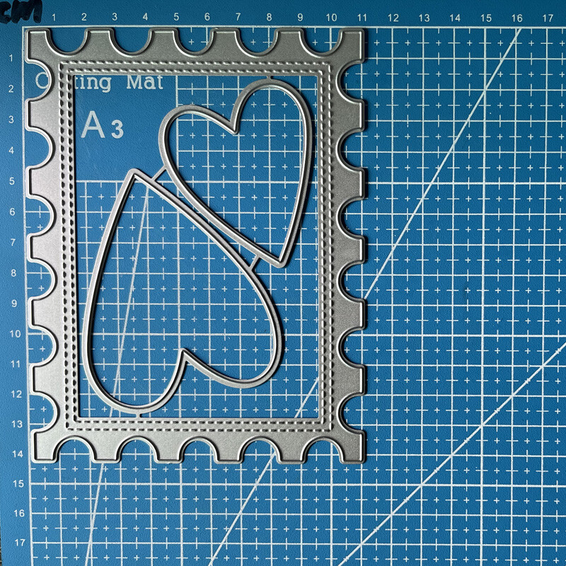 Heart Metal Cutting Dies Frame Scrapbooking Embossing Paper Card Crafts ...