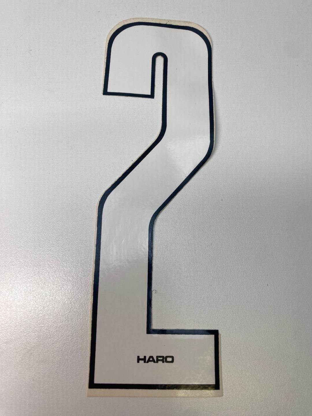 new old stock HARO 7" Stadium NUMBERS for vinrage BMX Number PLATES | eBay