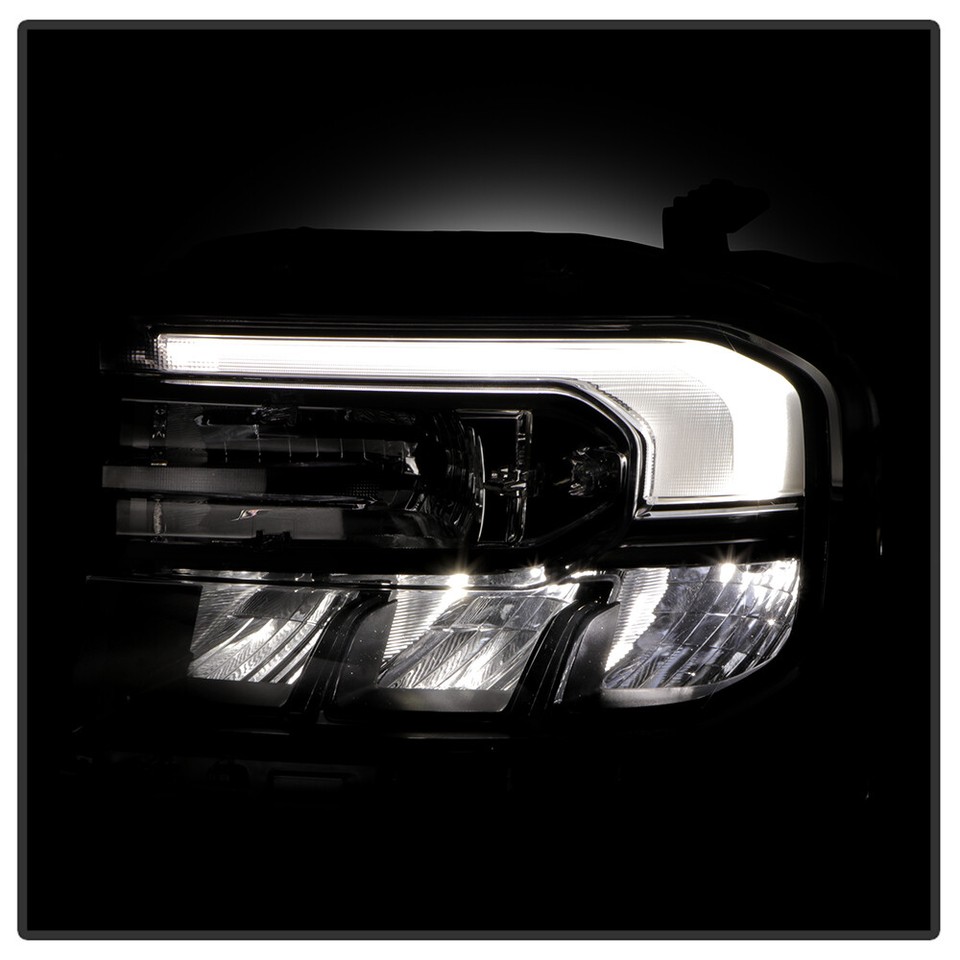 For 2022-2024 Ford Maverick Black w/ LED DRL Headlights Headlamps Set ...