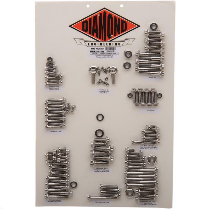 Diamond Engineering - PB662S - 12-Point Polished Stainless Steel Custom ...
