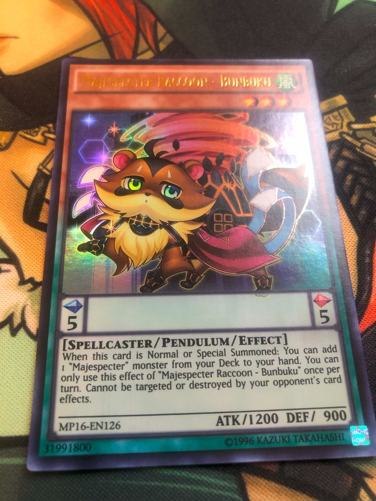 Yugioh - Majespecter Raccoon - Bunbuku MP16-EN126 NM Unlimited | eBay