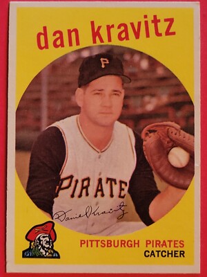 1959 Topps Dan Kravitz High Series SP EXMT #536 Pirates | eBay