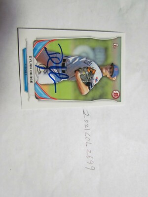 2014 Bowman Dylan Cease Signed Baseball Card | eBay