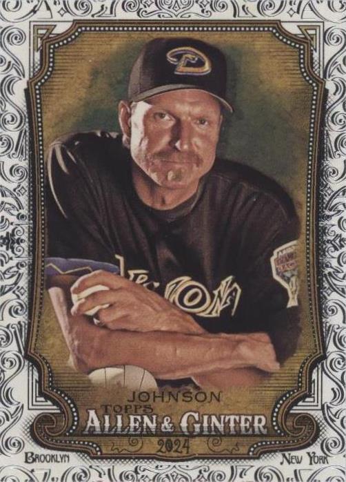 2024 Topps Allen & Ginter - Randy Johnson #244 Foil Filagree for sale ...