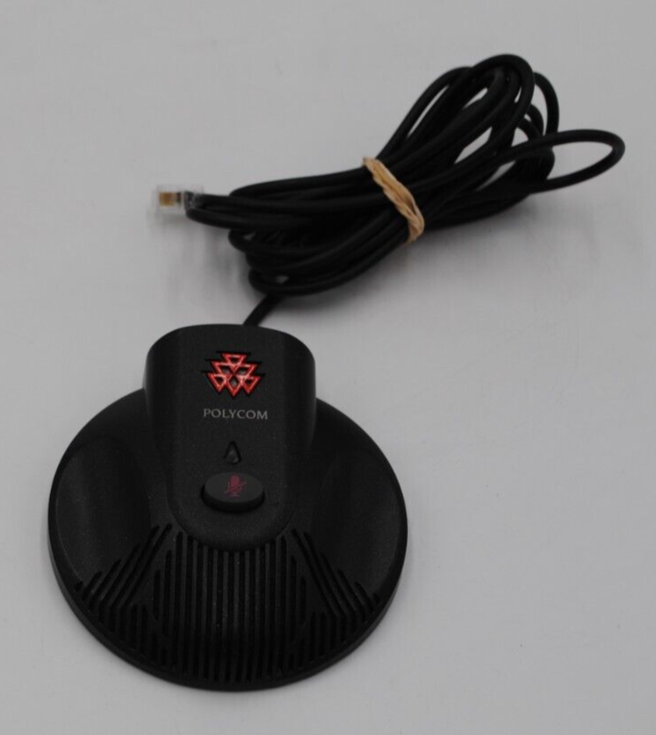 (Lot of 2) Polycom SoundStation 2W Extended Microphone 2201-67840-101 ...