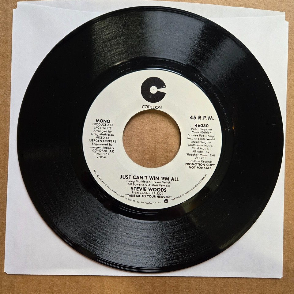 STEVIE WOODS Just Can't Win Em All PROMO 45 7" FUNK SOUL Record Vinyl ...