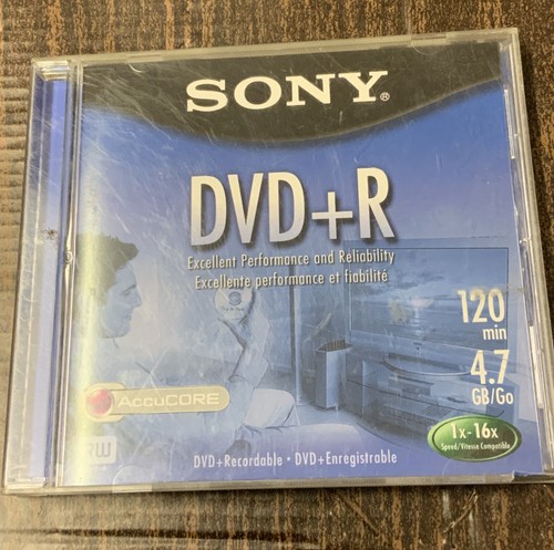 🍏 Sony DVD+R, 120 Min, 4.7 GB AccuCore,Open Box 🆕 | eBay